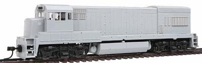 Atlas GE U30B Phase II Blomberg/FB2 Trucks DC Undecorated HO Scale Model Train Locomotive #10000435