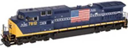 Atlas GE Dash 8-40CW CSX-Style Cab and Body - Standard DC - Master(R) Silver Undecorated - N ...