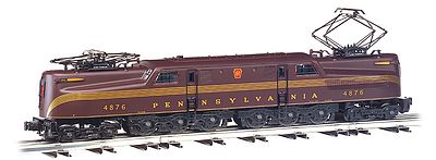 Bachmann GG1 Pennsylvania #4876 (Red) HO Scale Model Train Electric Locomotive #65202
