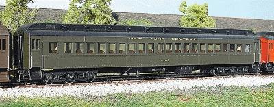 Branchline Blueprint Series 80' Single Window Coach - Plastic Kit New York Central (green ...