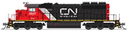 Broadway EMD SD40-2 Canadian National GTW 5937 DCC N Scale Model Train Diesel Locomotive #3708