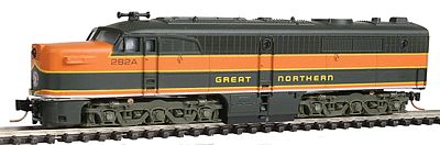 Con-Cor Diesel ALCO PA-1 A Unit Powered Great Northern ''Empire Builder'' N Scale Model Train ...