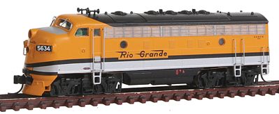 Intermountain EMD F7A DC Denver & Rio Grande Western N Scale Model Train Diesel Locomotive #69242
