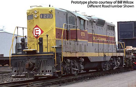 Life-Like-Proto EMD GP7 - LokSound Select DCC and Sound Erie Lackawanna 1275 (gray, maroon ...