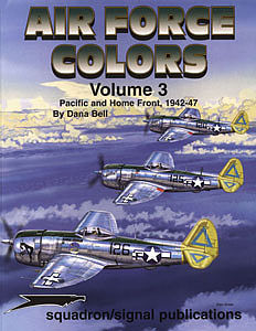 Squadron Air Force Colors Vol 3 Authentic Scale Model Airplane Book #6152