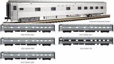 Walthers Streamlined Pullman-Standard 10-6 Sleeper Ready to Run Southern - N-Scale #55043