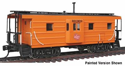 Walthers Platinum Line(TM) Milwaukee Road Rib Side Caboose w/Oil Stove Ready to Run Undecorated ...
