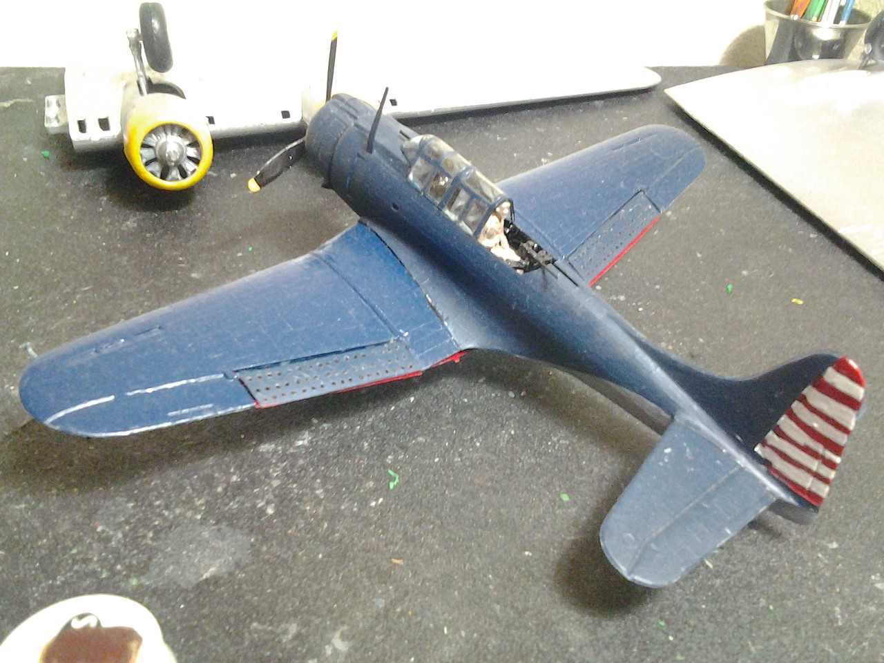 Dauntless Plastic Model Airplane Kit 1 48 Scale 855249 dauntless-plastic-model-airplane-kit-1-48-scale-855249
