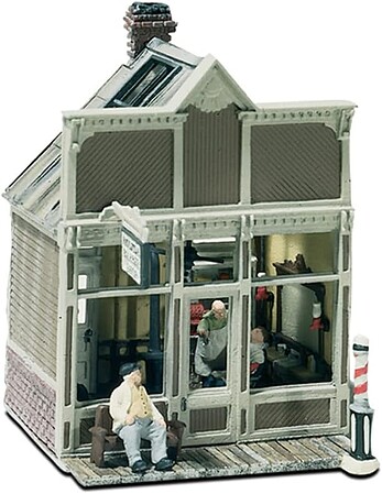 Floyd's Barber Shop -- HO Scale Kit -- HO Scale Model Railroad Building ...