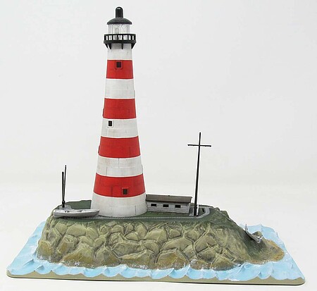 Atlantis Lighthouse W/Light and Diorama Base Plastic Model Diorama Kit ...