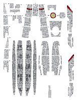 Acreation Battlestar Galactica BS75 Deluxe Aztec Decals Plastic Model ...