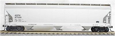 Accurail 47' ACF 3-Bay Center Flow Covered Hopper Kit ACFX HO Scale ...