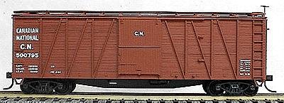 Accurail 40' Wood Outside-Braced Boxcar Kit Canadian National