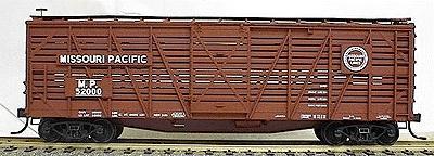 Accurail 40' Wood Stock Car - Kit (Plastic) - Missouri Pacific HO Scale ...