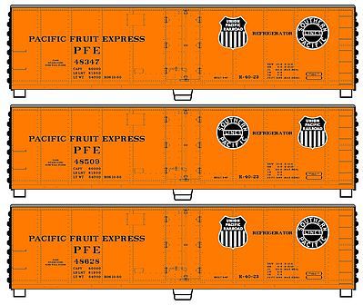Accurail 40' Steel Reefer PFE (3) HO Scale Model Train Freight Car #8059