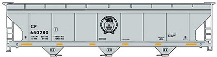 Accurail ACF 3-bay Covered Hopper kit Canadian Pacific HO Scale Model ...
