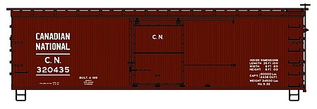 Accurail HO 36' Wood Boxcar CN