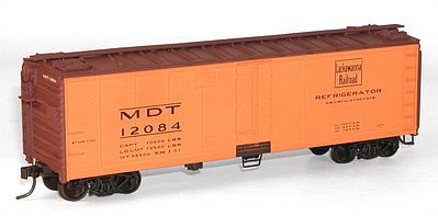 Accurail 40' Swing Door Steel Reefer Kit Lackawanna HO Scale Model ...