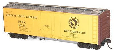 Accurail 40' Steel Reefer w/Plug Doors Kit WFE/Great Northern HO Scale ...