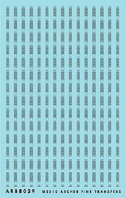 Archer Surface Details- HO Scale 6'' (152mm) Louvers Plastic Model ...
