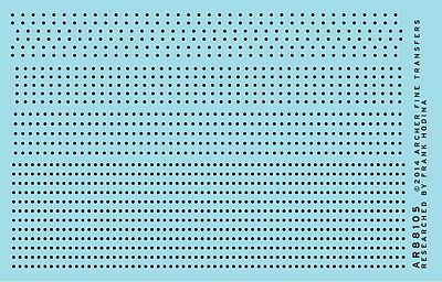 Archer Surface Details 1.25 inch Single Row Rivets O Scale Model ...