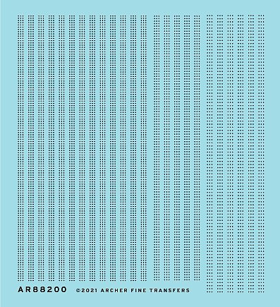 Archer Surface Details Triple Row Rivets for Aircraft Plastic Model ...