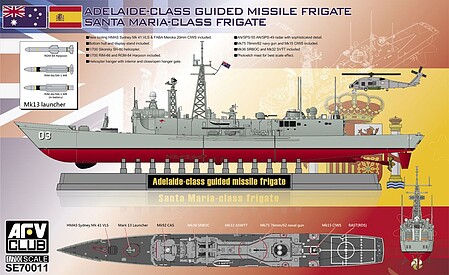 AFVClub Adelaide/Santa Maria Class Frigate