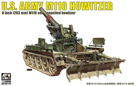 AFVClub US Army M110 Self Pro. 8' Howitzer Plastic Model Military ...
