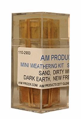 AIM Mini Weathering Powder Kit - 1/4oz Each