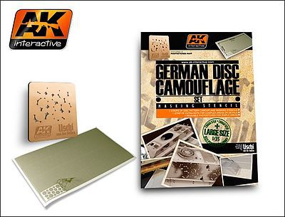 AK German Disc Camouflage Masking Stencil Set for 1/35