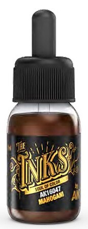 AK Mahogani Acrylic Ink 30ml Bottle