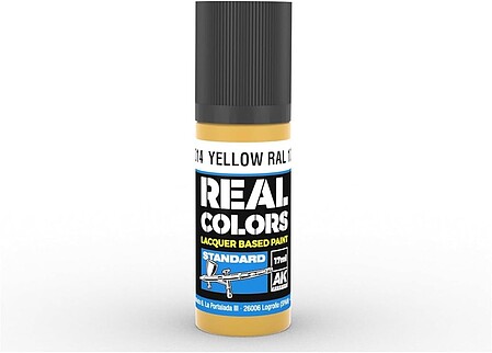 AK Real Colors Yellow RAL 1003 17ml Bottle