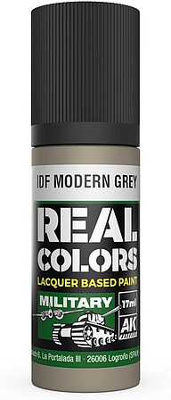 AK Real Colors Military IDF Modern Grey 17ml Bottle Hobby and Model ...