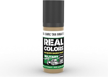 AK Real Colors Military CARC Tan 686A 17ml Bottle Hobby and Model ...