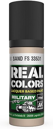 AK Real Colors Military Sand FS33531 17ml Bottle