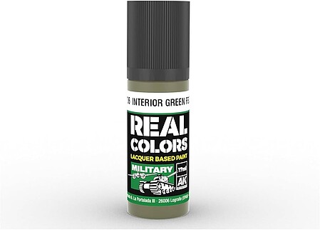 AK Real Colors Military Interior Green 17ml Bottle