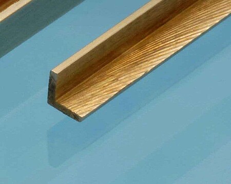 Albion Brass L Channel 2.5 x 1 mm 1pcs