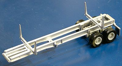 Alloy-Forms 30' Open Frame Logging Trailer with Spoke Wheels HO Scale ...
