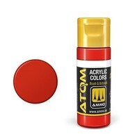 New Atom Red Hobby and Model Acrylic Paint