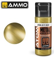 In Stock Atom, or Gold Hobby and Model Acrylic Paint