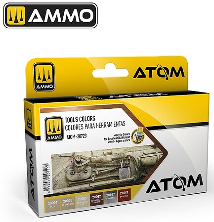 AM Atom Series Tools (6 Colors) 20ml Bottles