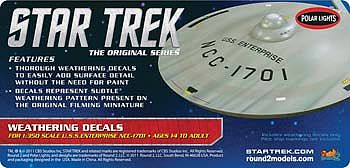 AMT Star Trek USS Enterprise Weathering Decal
