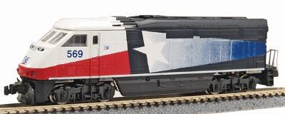 Z-Line EMD F59PHI - DC - Dallas Trinity Rail Express Z Scale Model ...