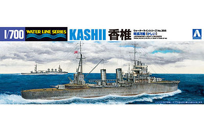 Aoshima IJN Light Cruiser Kashi Plastic Model Military Ship Kit 1/700 ...