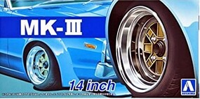 1/24 Scale Plastic Model Tires & Wheels