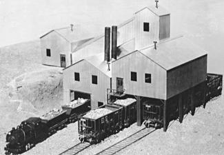 Alpine Buckhorn Mine Ore Plant-metal 6 x 16'' 15.3 x 40.5cm - HO-Scale #4