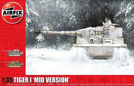 Airfix Tiger I Mid Version Tank (Reintroduced)
