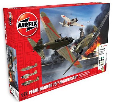 Airfix Pearl Harbor 75th Anniversary Gift Set Plastic Model Airplane ...