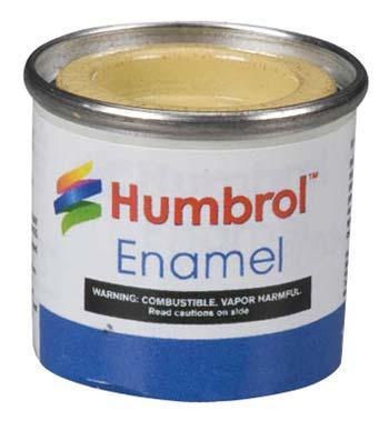 Airfix Humbrol Gloss Light Buff 1/2 oz