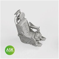 In Stock Art-Scale 1/72 Scale Seat Plastic Model Aircraft Accessories